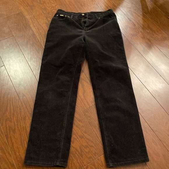 Ralph Lauren | Pants & Jumpsuits | Vintage Ralph Lauren Black Corduroy Pants | Poshmark